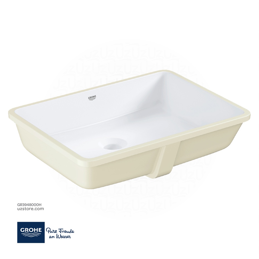 GROHE Cube Ceramic Under-counter wash basin 50 , 3948000H , alpine ...